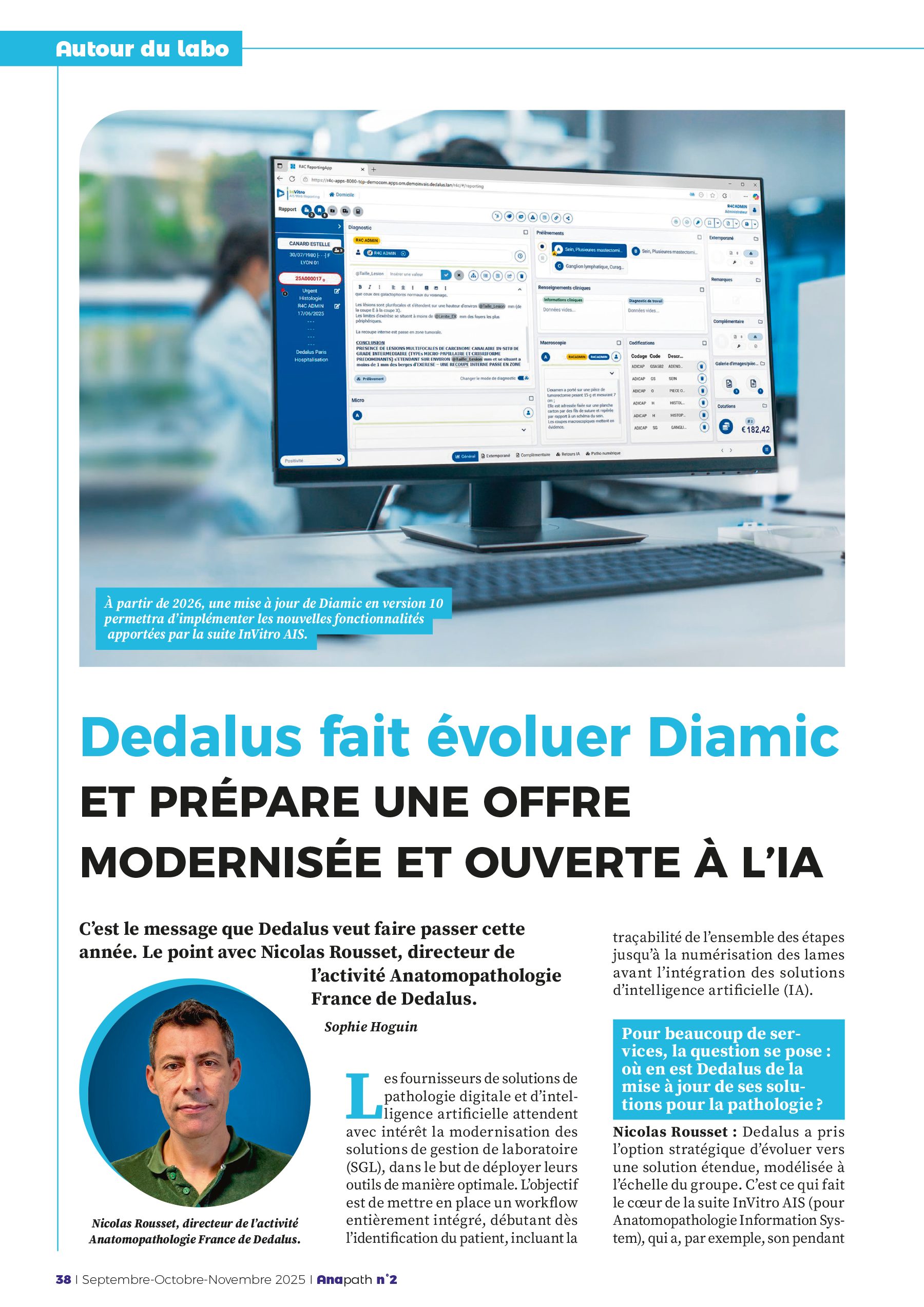 Dedalus fait évoluer Diamic et prépare une offre modernisée et ouverte ...